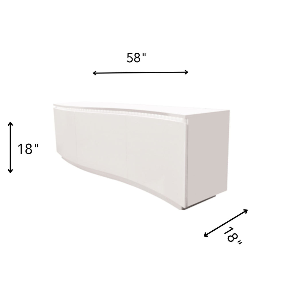 FA1014 MONACO S Shaped TV Stand – GrakoDesign